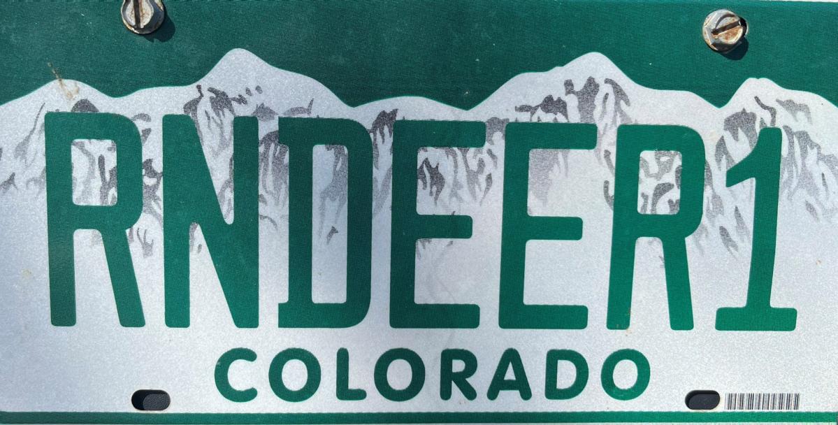 These Colorado individualized certificate plates are also rowdy for ...
